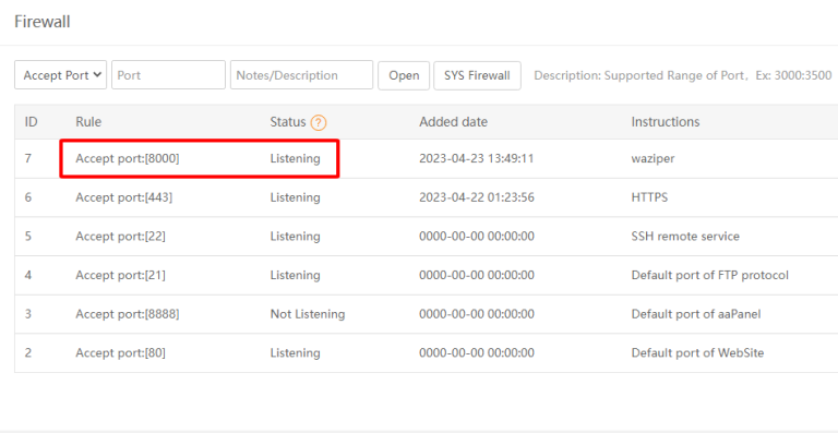 Installation Guide For Aapanel Nginx Docs Stackposts Documentation