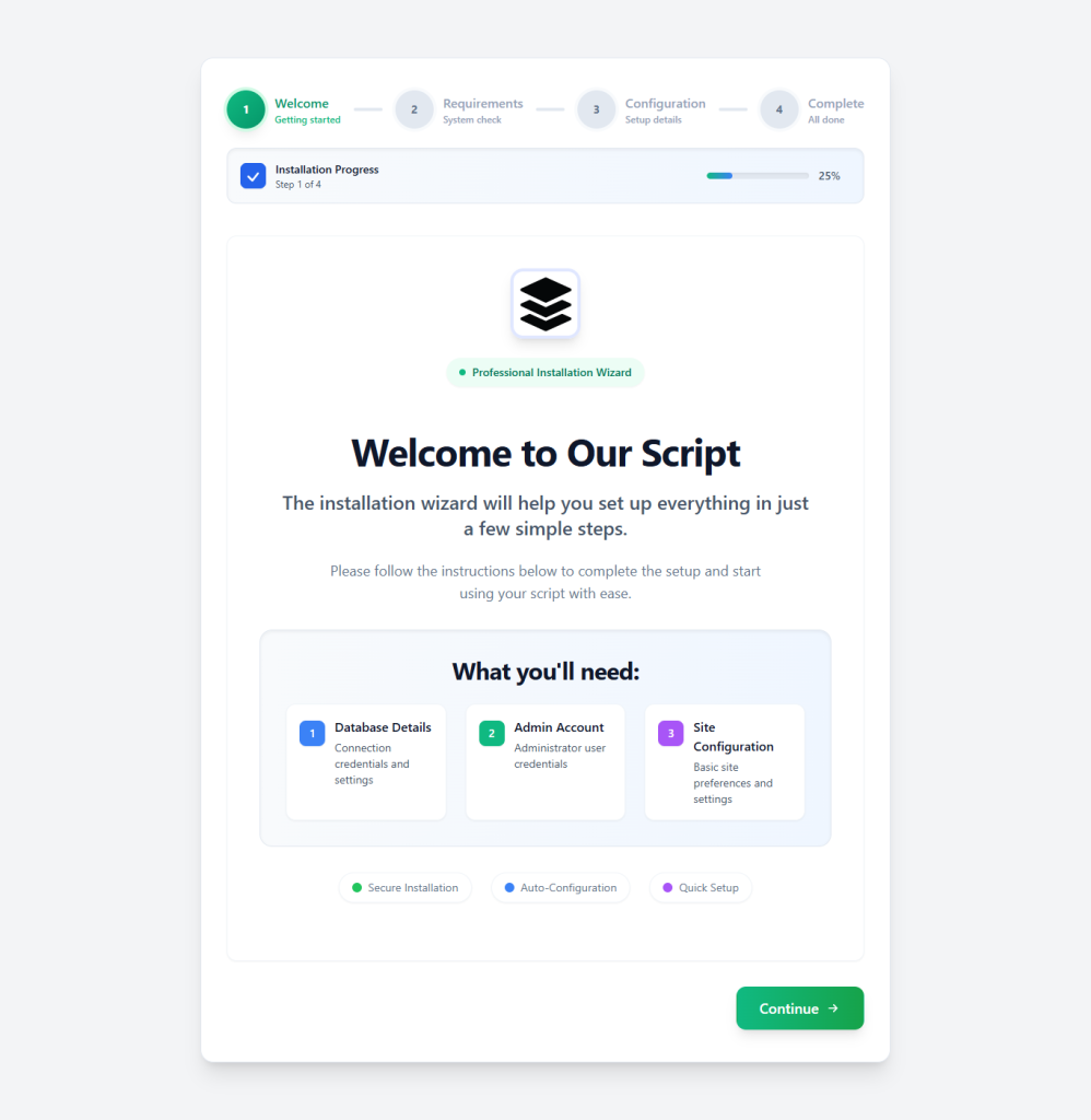 Installation – [Docs] Stackposts Documentation